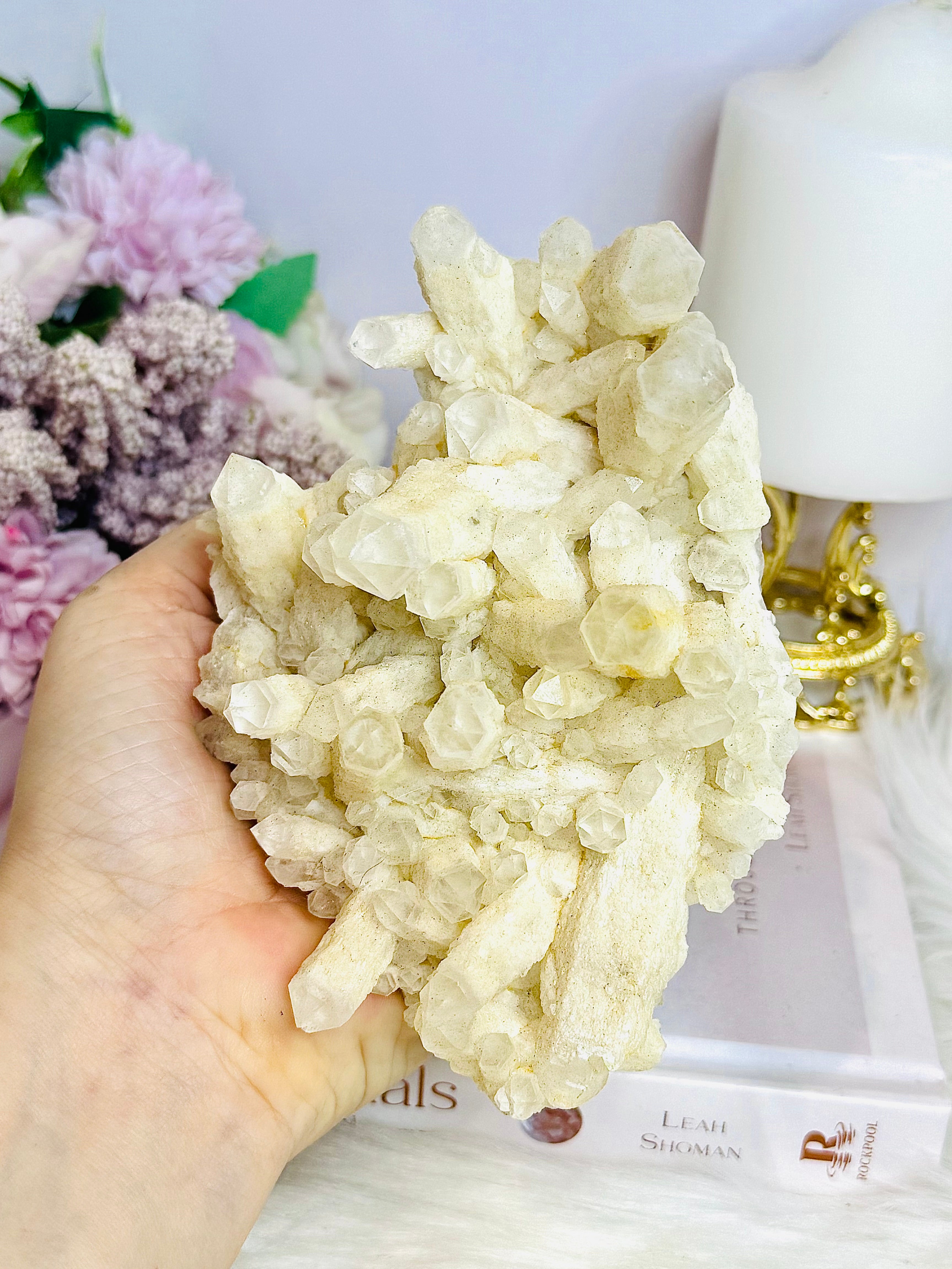 Large Natural Milky Quartz Specimen 375g | Beachy Blues Crystals